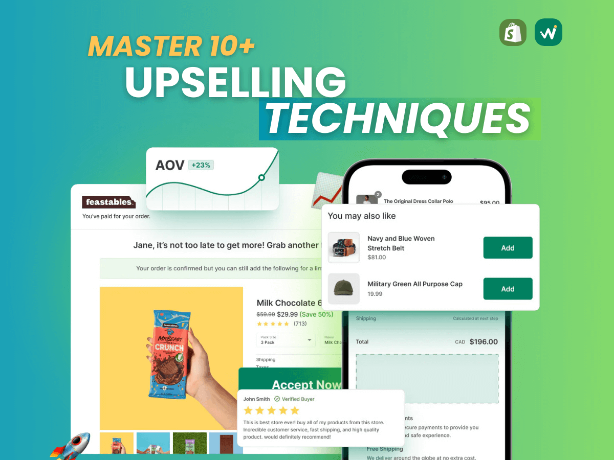Master 10 Proven Upselling Techniques for Shopify Stores - WizzCommerce