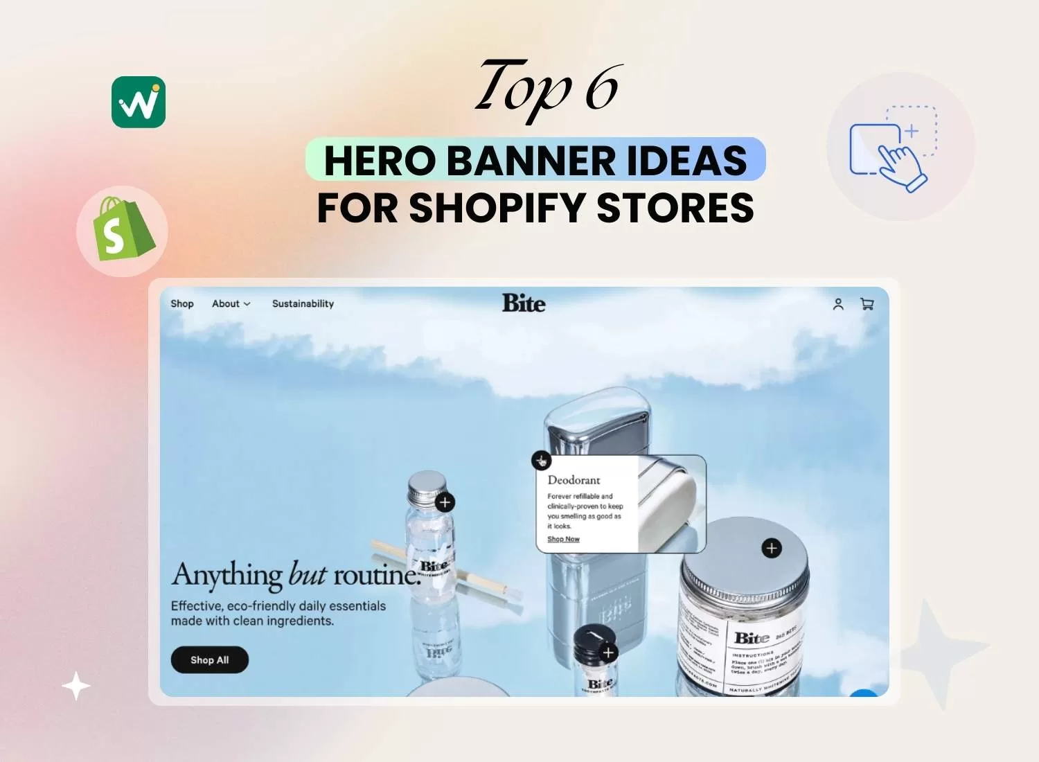 6 Hero Banner Ideas for Shopify Stores: Captivate and Convert - WizzCommerce