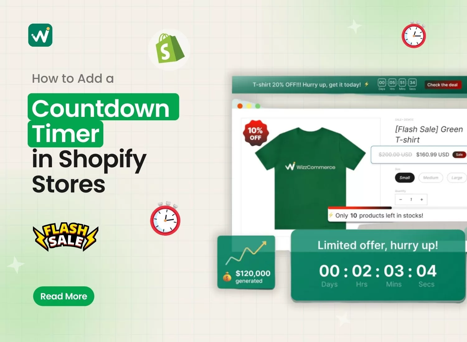 How to Add a Flash Sale Countdown Timer in Shopify: A Simple Guide - WizzCommerce